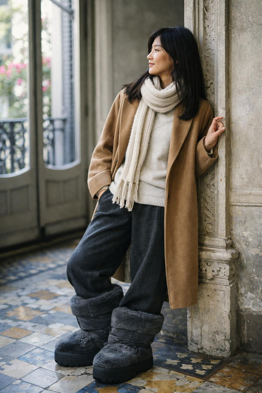 15+ Stunning Fur Boots Outfit Ideas You'll Love