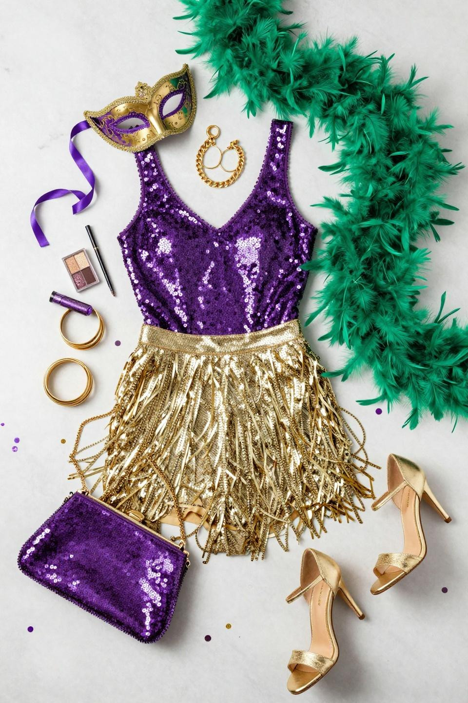 18+ Mardi Gras Outfits That Bring the Parade Energy