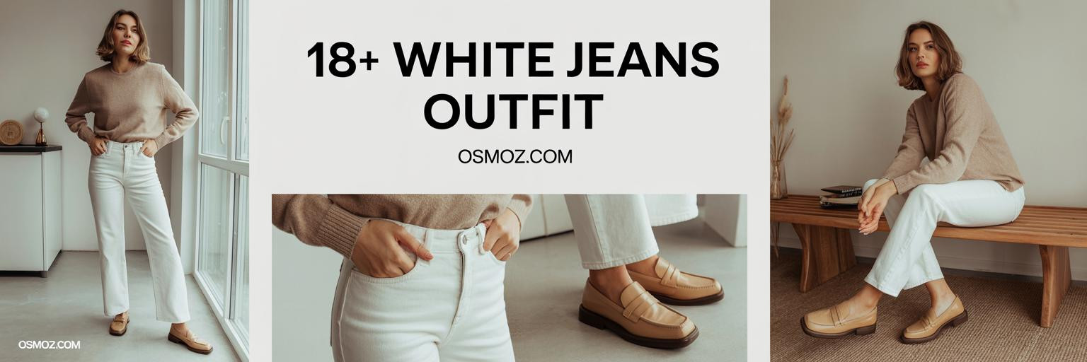 18+ White Jeans Outfit Ideas That Feel Effortless