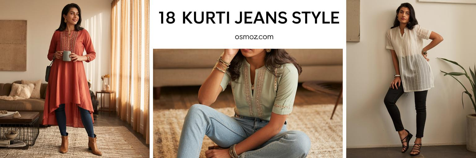 18+ Kurti With Jeans Outfit Ideas for Effortless Style