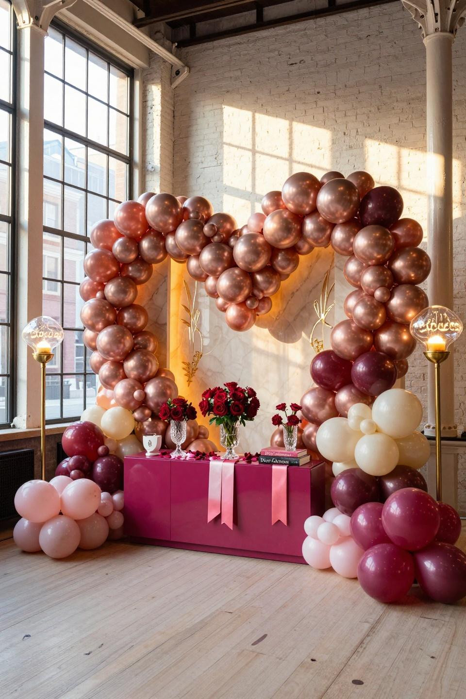 12+ Valentines Balloons Decorations for Romantic Spaces