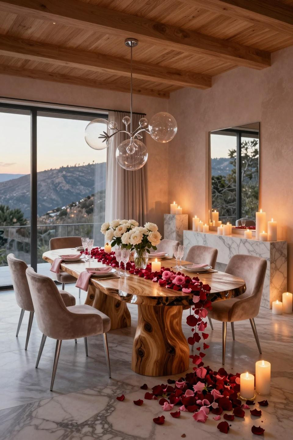 13+ Valentines Day Decorations Restaurant Interiors Wrapped in ...