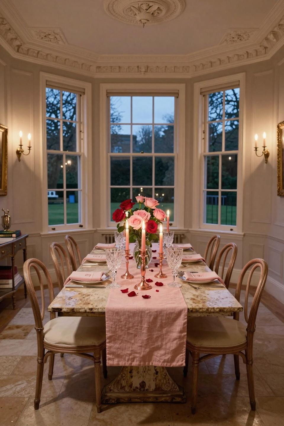 24+ Valentine Tablescape Ideas for Romantic Candlelit Dining