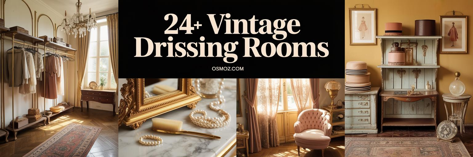 24+ Vintage Dressing Rooms Where Every Detail Feels Timeless