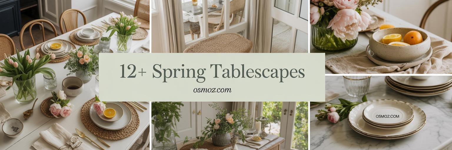 12+ Spring Tablescapes That Bring Garden Elegance Home