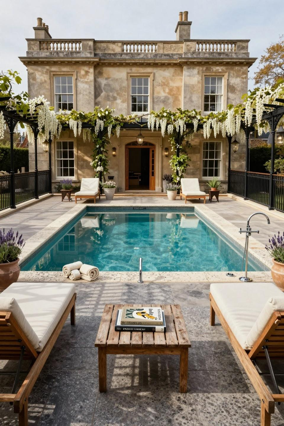 17+ Pool Deck Decorating Ideas with Coastal Calm and Light