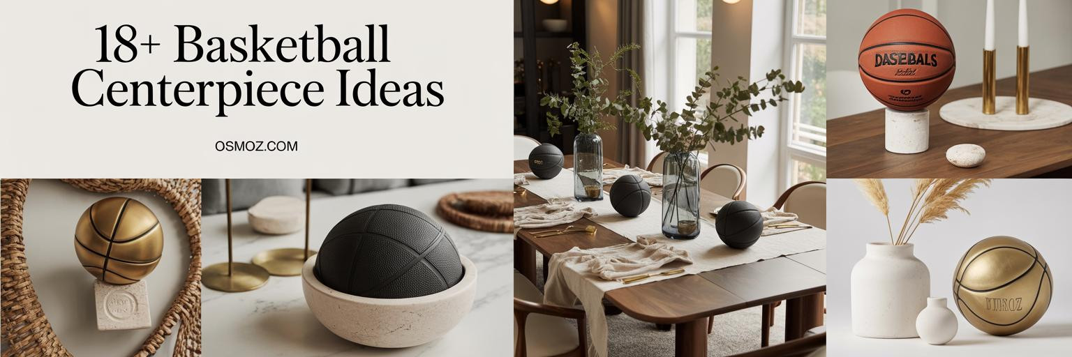 18+ Basketball Centerpiece Ideas for Statement Sports Entertaining