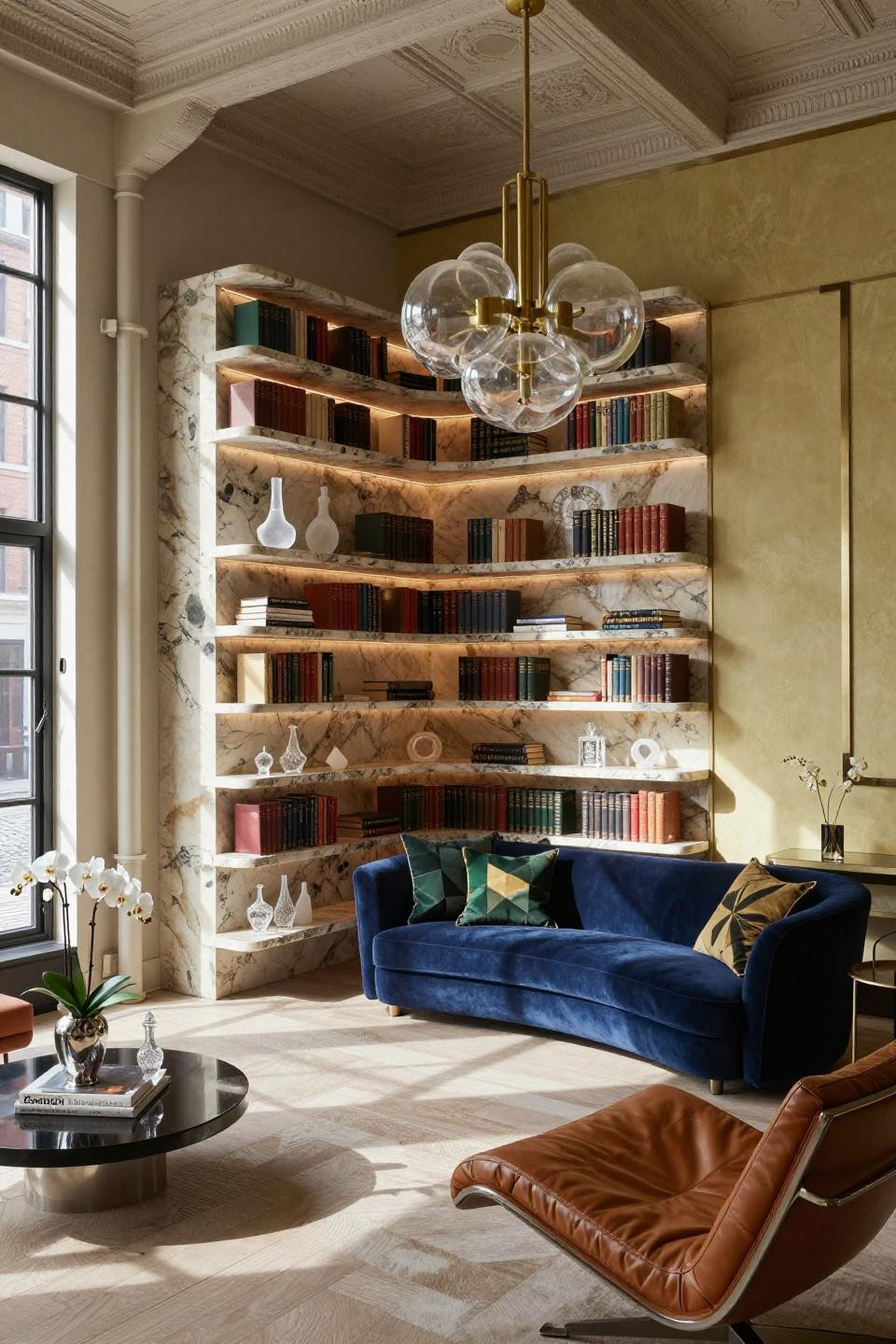 25+ Corner Bookshelf Designs That Transform Any Room Into a Personal ...