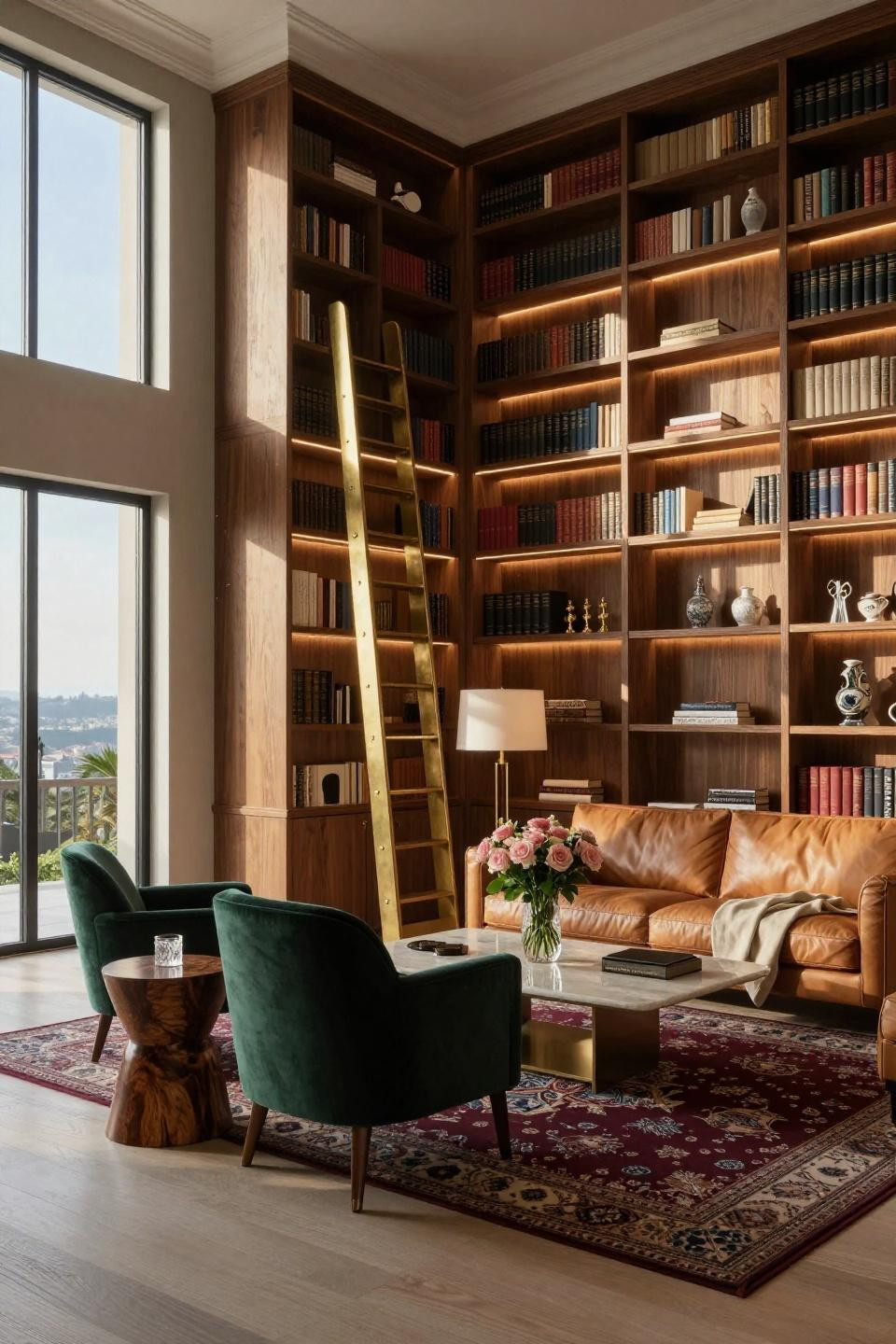 11+ Bookshelf Living Room Designs That Frame Your Space With Quiet Elegance