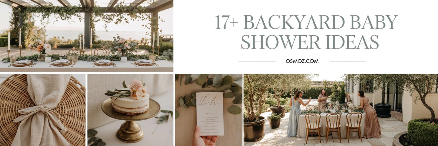 17+ Backyard Baby Shower Ideas That Bring Garden Magic Home