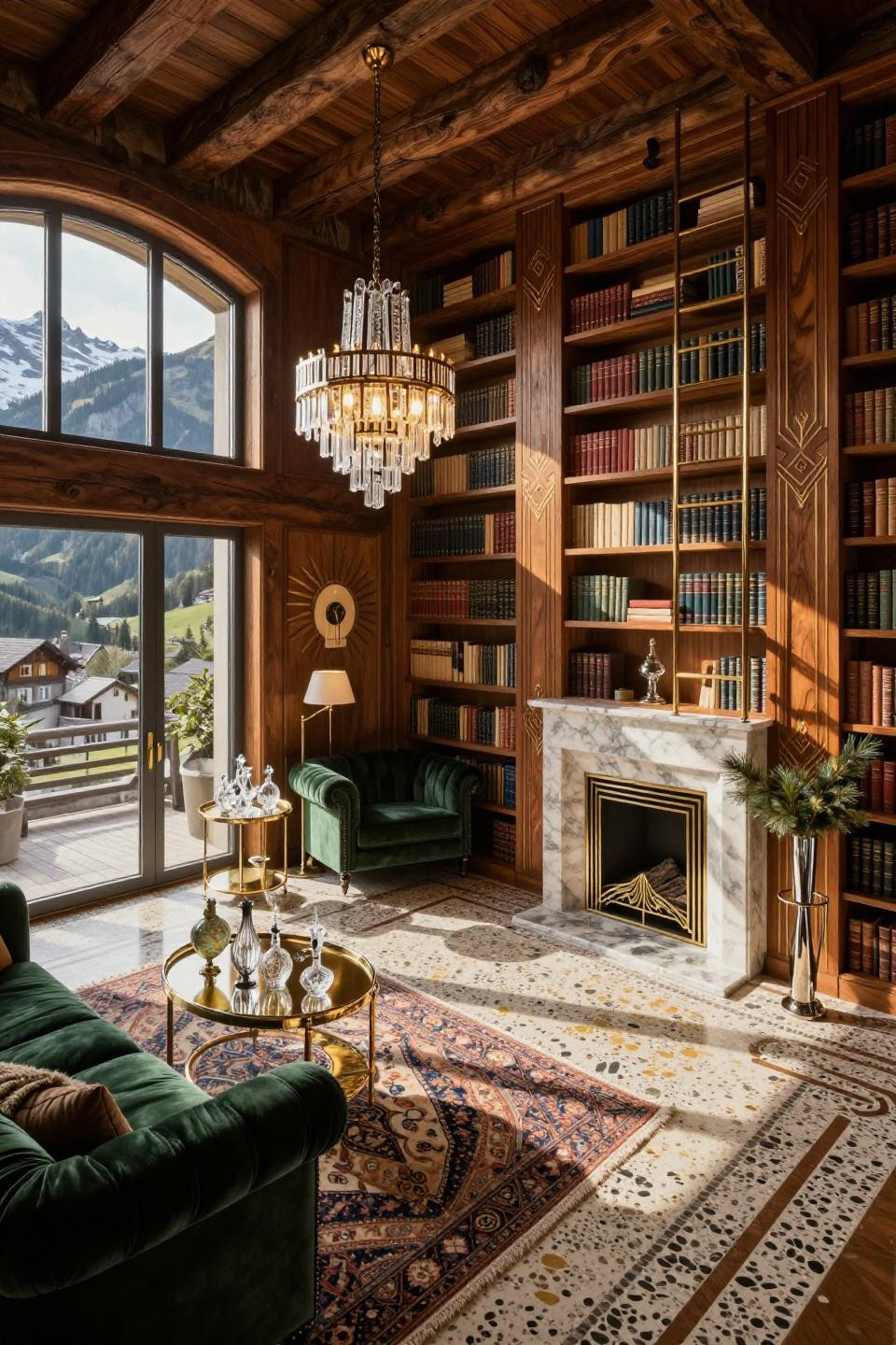 21+ Dream Home Library Ideas with Velvet Seating and Warm Light