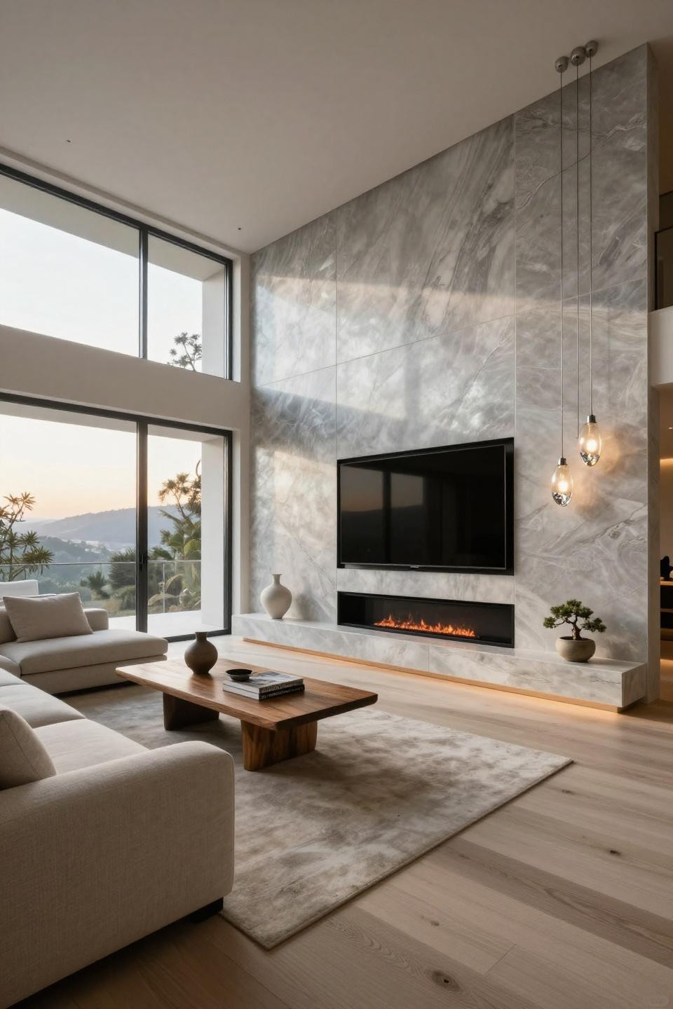18+ Media Wall With Fireplace And Tv Designs That Anchor Modern Living ...