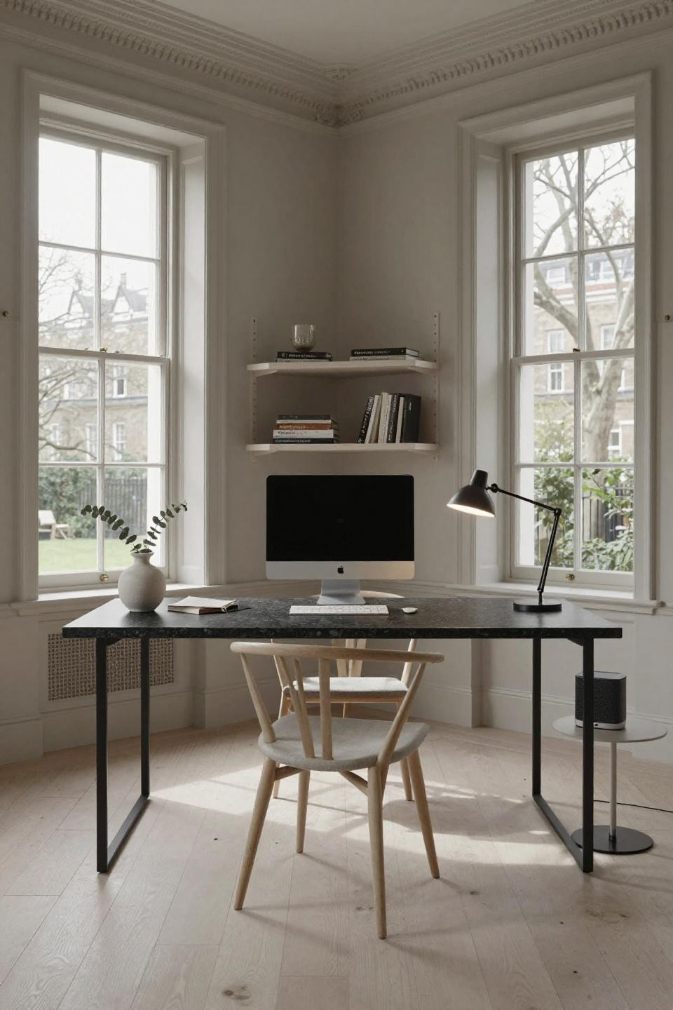 18+ Work From Home Set Up Minimalist Ideas for Serene Focus
