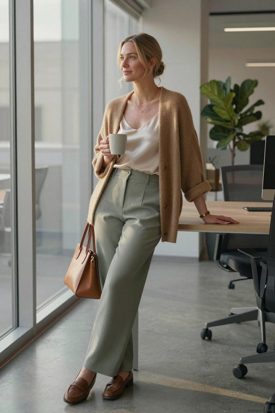20+ Comfy Office Outfits for Effortless Work Style