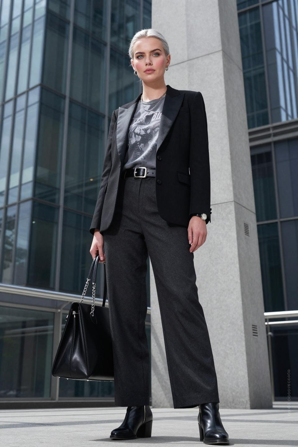 16+ Edgy Office Outfits That Balance Professional and Bold