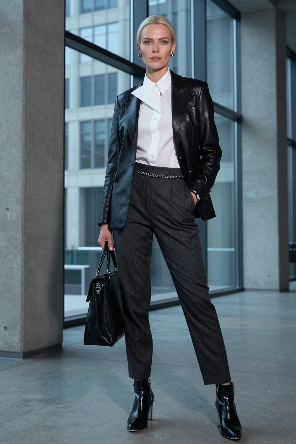 16+ Edgy Office Outfits That Balance Professional and Bold