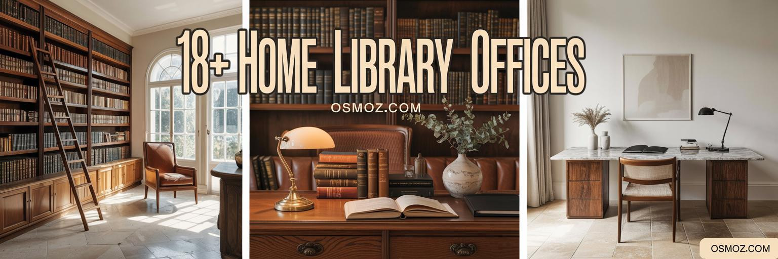 18+ Home Office Library Ideas That Blend Elegance and Function