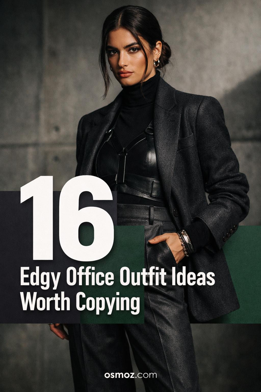 16+ Edgy Office Outfits That Balance Professional and Bold
