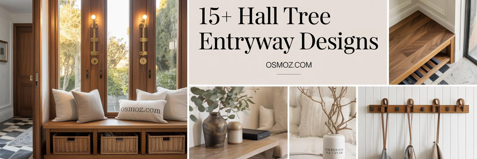 15+ Hall Tree Entryway Designs That Actually Look Expensive