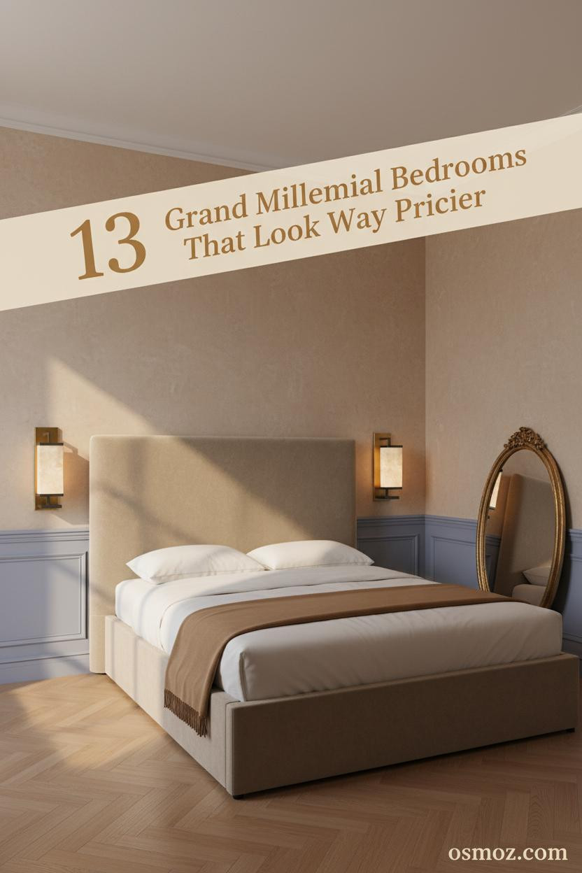 13+ Grand Millennial Bedrooms That Feel Collected, Not Inherited